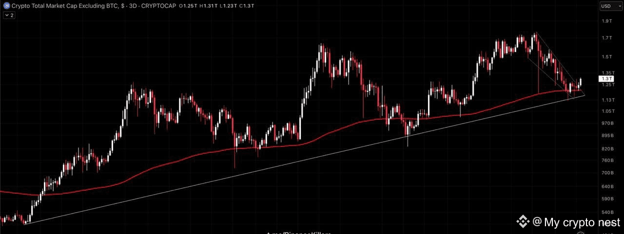 ALTS MARKET CAP UPDATE 🔥 The Altcoin market cap has | My crypto nest on ...