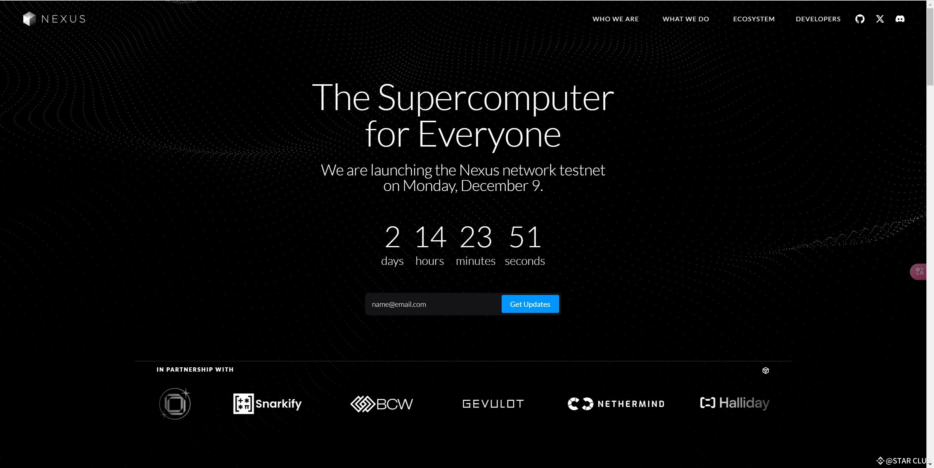Speed! Let's go, financing 27.2 million for Nexus Twitter @N | STAR ...