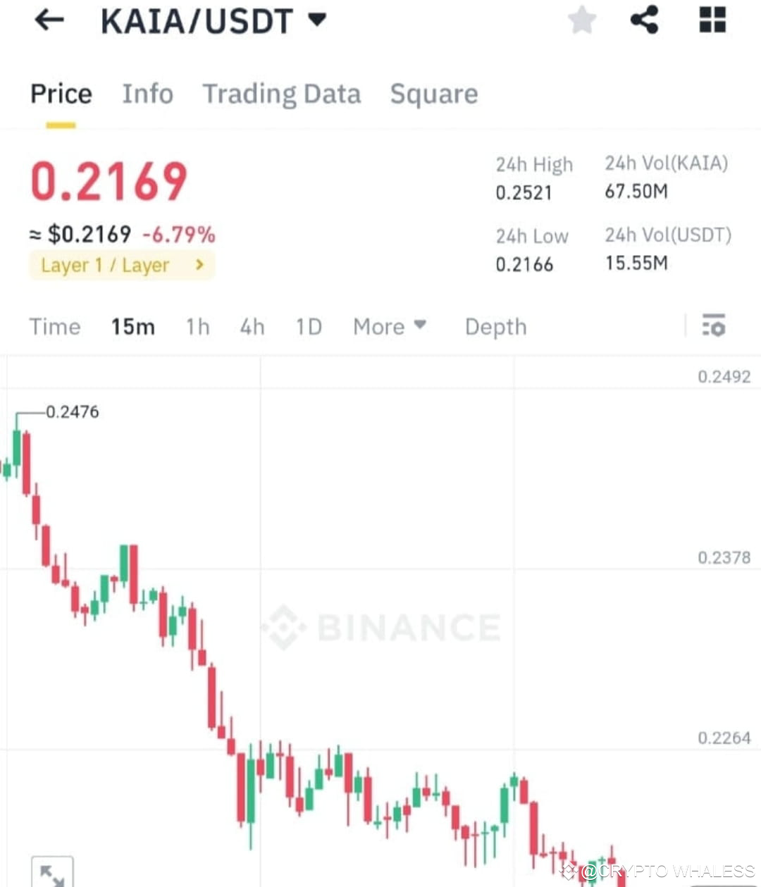 🚨 $KAIA /USDT Update: Is this the perfect buying opportu | CRYPTO WHALESS on Binance Square