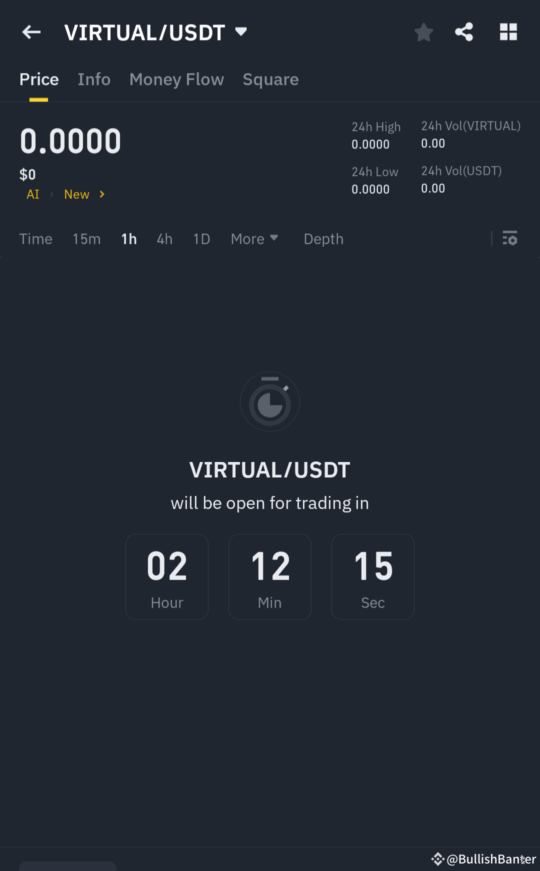 $VIRTUAL /USDT – Just 2 Hours Away from Liftoff… Get Ready f | BullishBanter on Binance Square