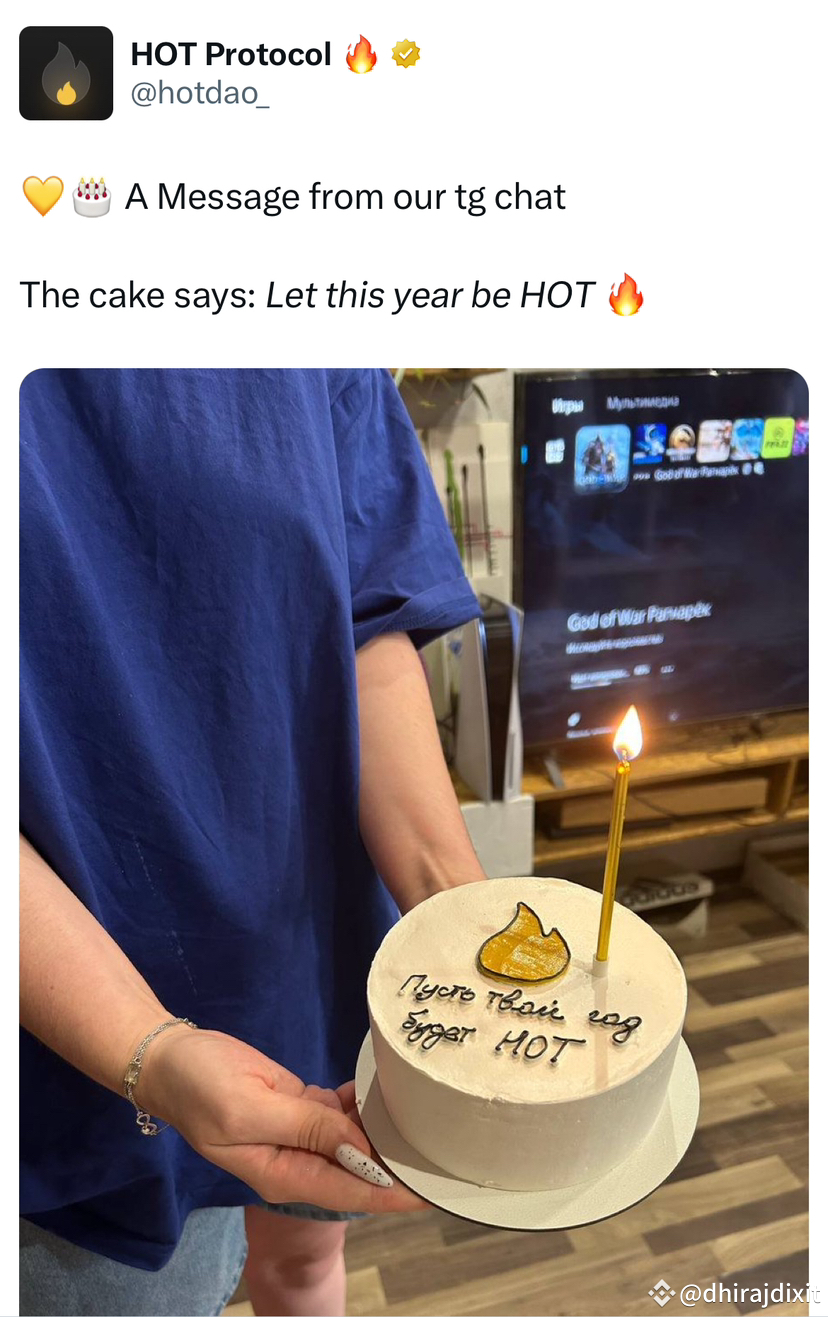 🔥 Exciting News from HOT Protocol! 🔥 🍰 A special message | dhiraj dixit ...