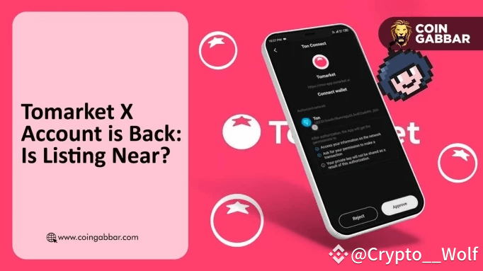 Tomarket Listing Date Nears as $TOMA Token Launching This October! | Crypto Wolfㅤ on Binance Square