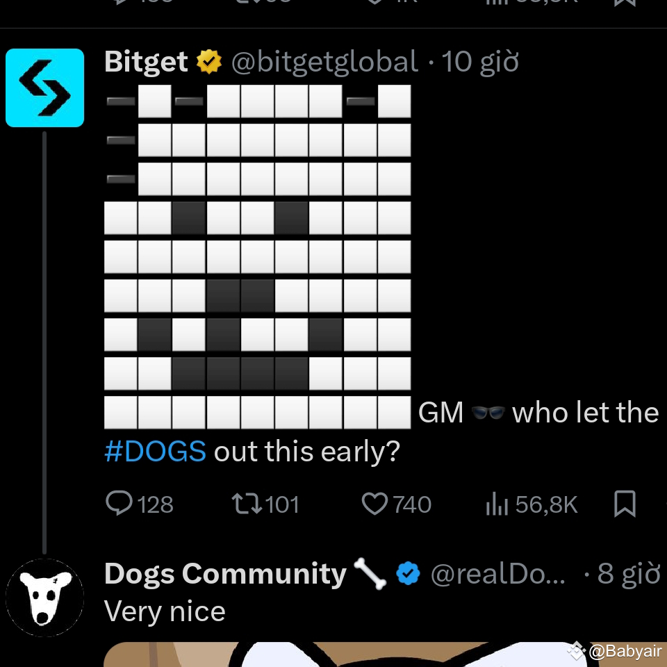 $DOGS Bitget jumps into the game🥰! | Babyair on Binance Square