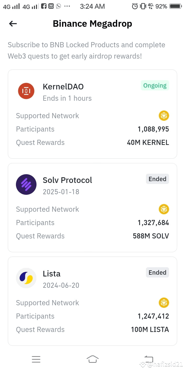kernel dao 1 hour left $BNB $SOL #BTCRebound | hafizsid21 on Binance Square