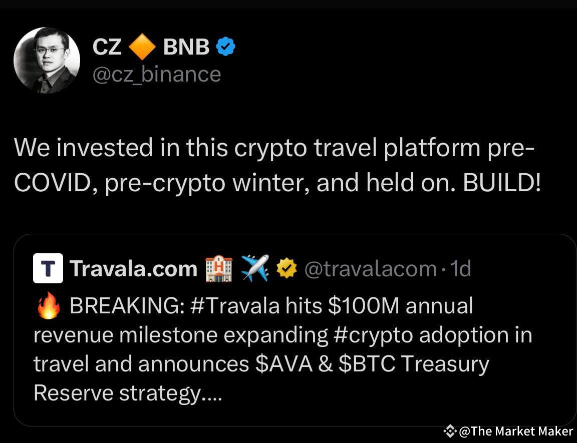 Right after CZ tweet AVA on Binance almost went 300% up 🔥 | The Market ...