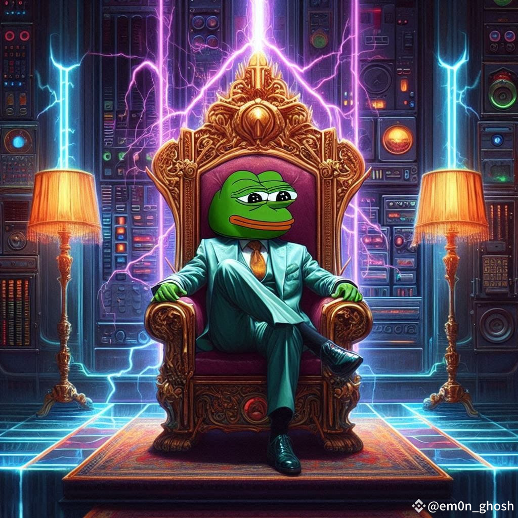 $PEPE is the king of memes. 💚🐸 | em0n_ghosh on Binance Square