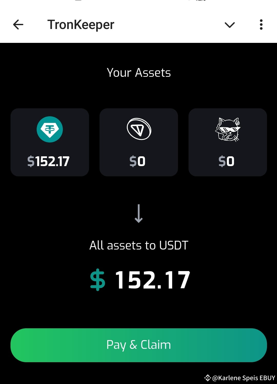 Openion and experience about Tronkeeper wallet. | Karlene Speis EBUY on ...