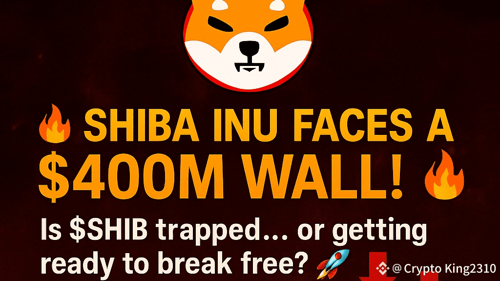 Shiba Inu (SHIB) Faces a $400M Supply Wall – Will It Break Free? 🚀🐕 ...