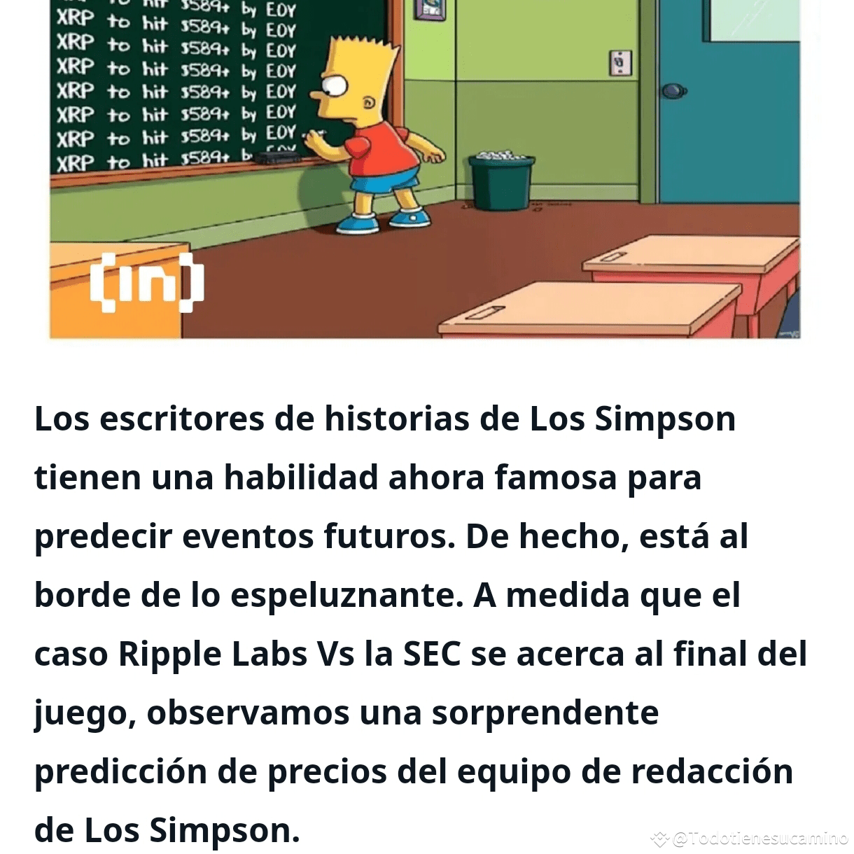 If the Simpsons say it, we must listen to them XRP💯💯💯🎇🎇 ...