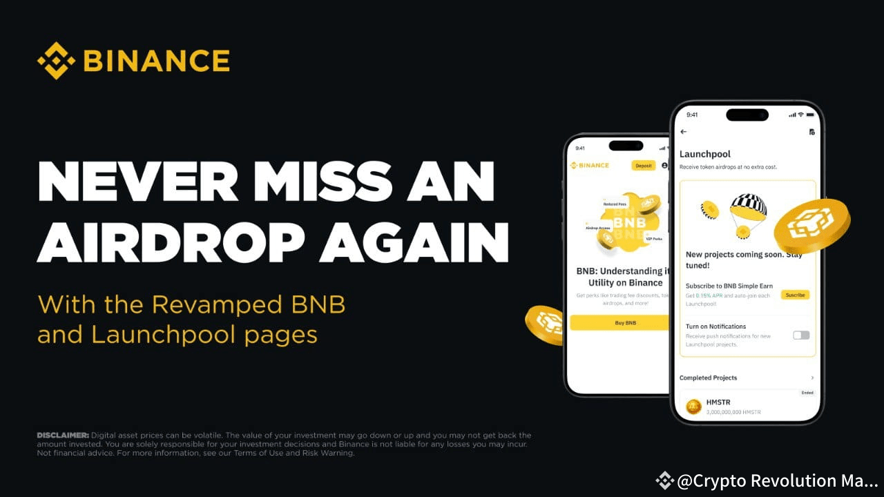 Binance Introduces Revamped Launchpool and BNB Pages for Eas | Crypto Revolution Masters on ...