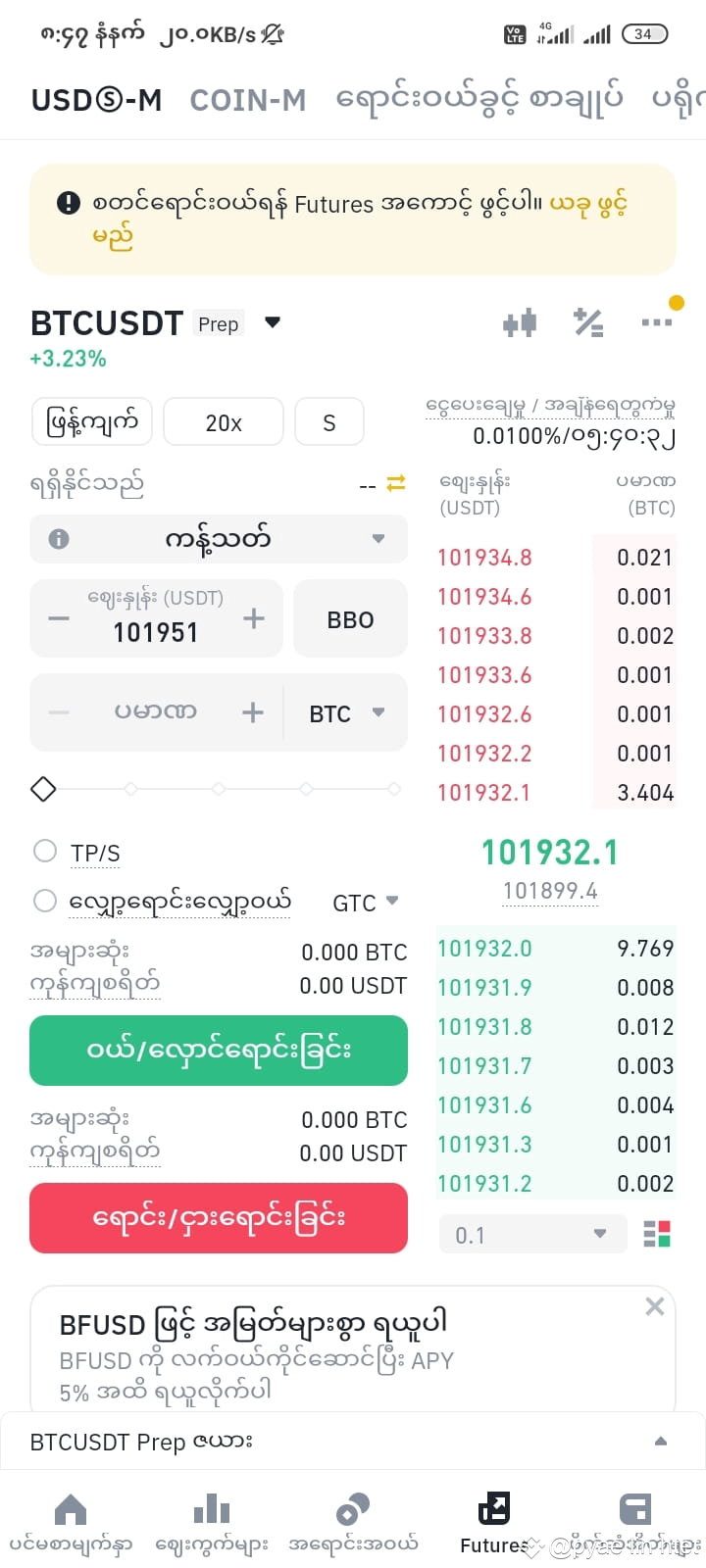 BTC အကြောင်းသိကောင်းစရာ#BTC100KTrumpEffect | pyae lin htet on Binance ...