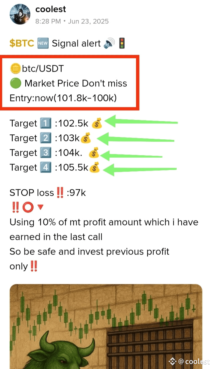 $BTC Last call update 🔍: 🪙 pair: BTC /usdt All targets | coolest on ...