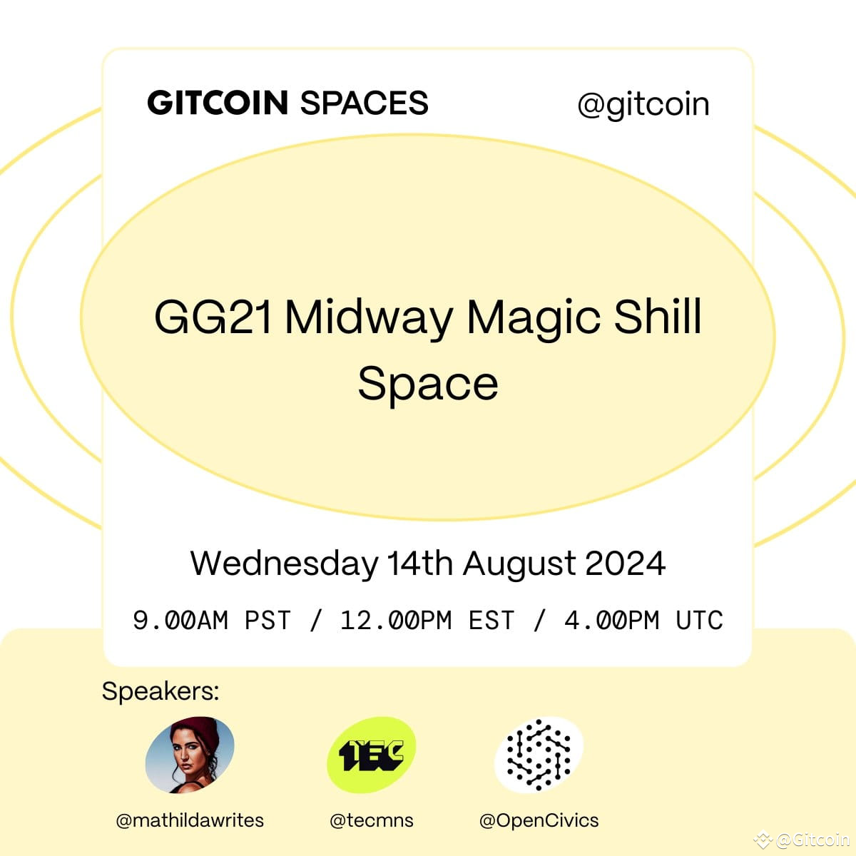 Join us tomorrow as we celebrate the halfway mark of #GG21! | Gitcoin ...