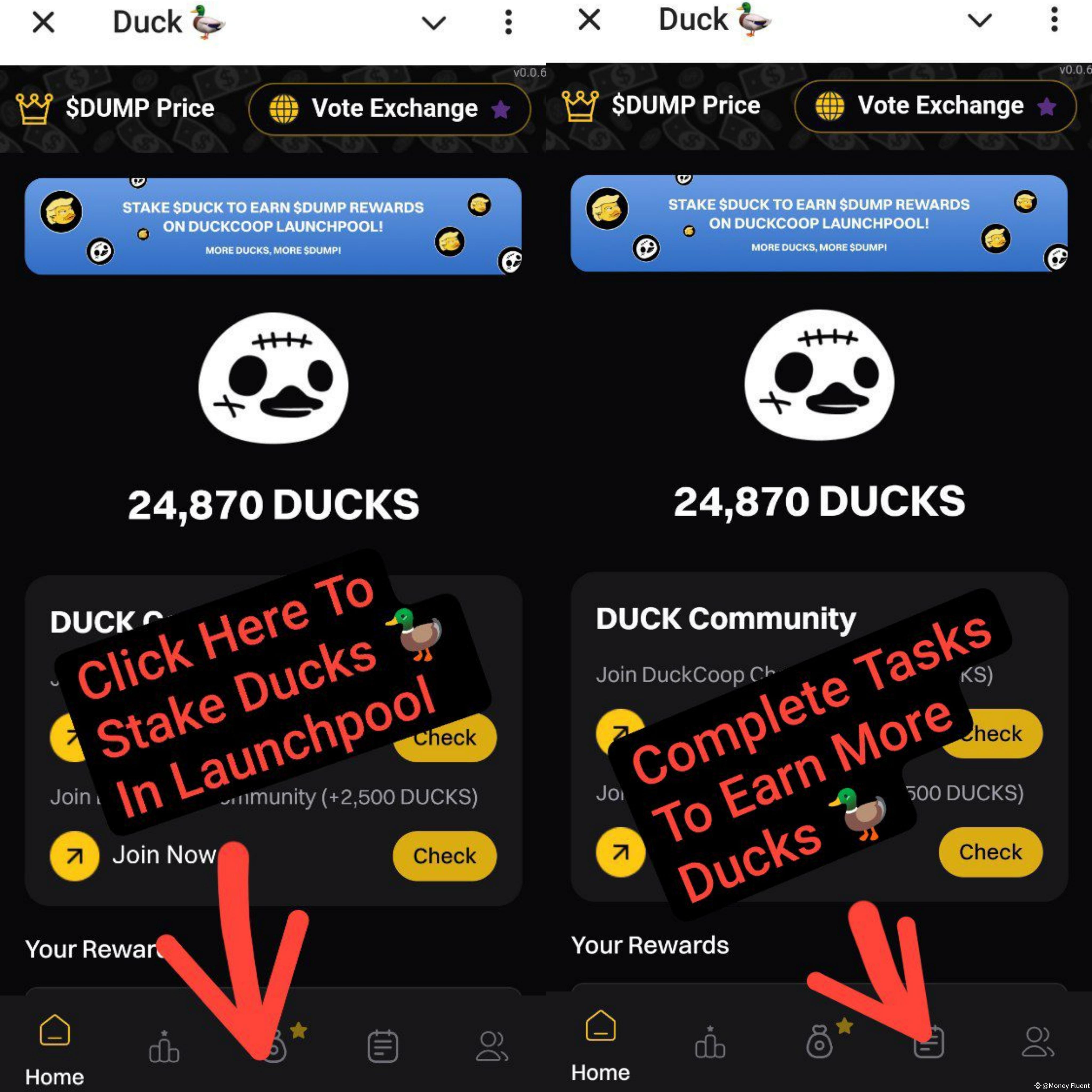 Ducks🦆 Tokens Airdrop ️‍🔥 Just Click & Check Your Ducks T | Money ...