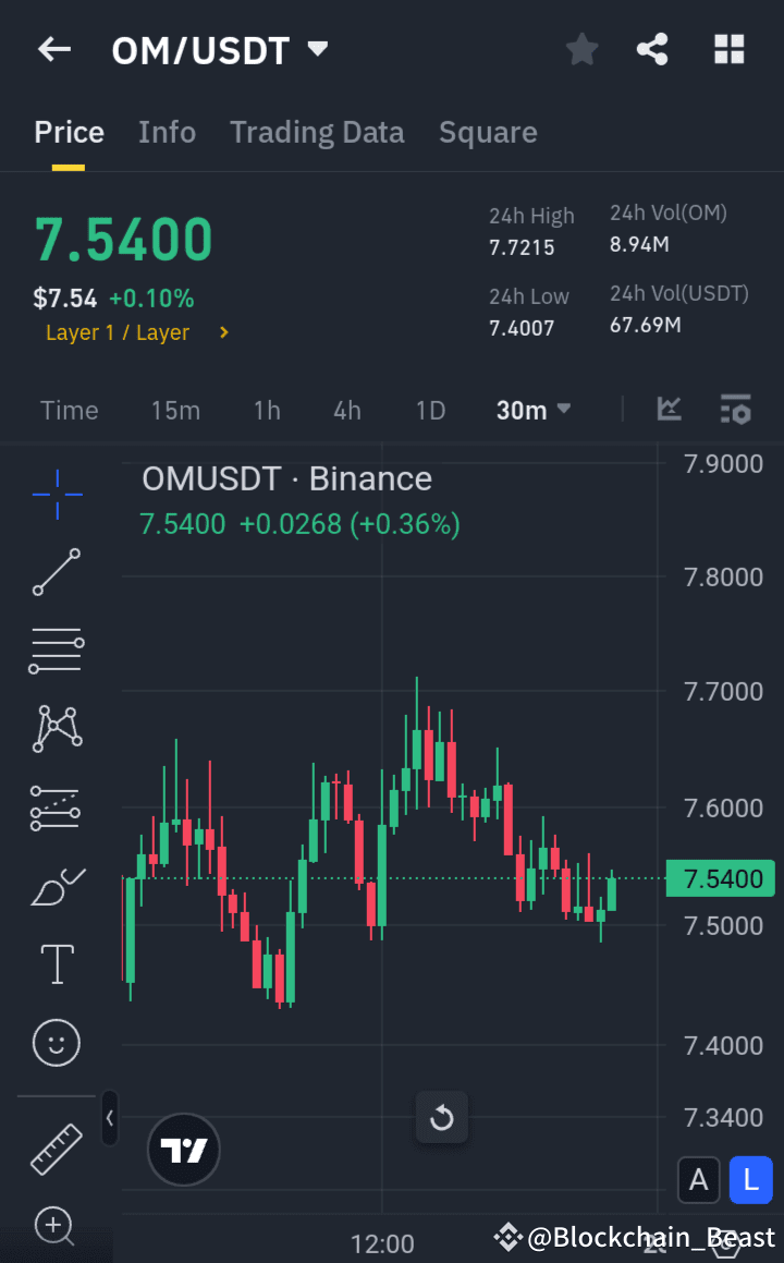 🚀 $OM /USDT Trade Setup – Key Levels to Watch! 🚀 📊 Price | Blockchain_Beast on Binance Square