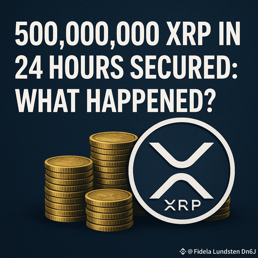 $XRP $XRP 500,000,000 XRP in 24 Hours Secured: What Happene | Miss ...