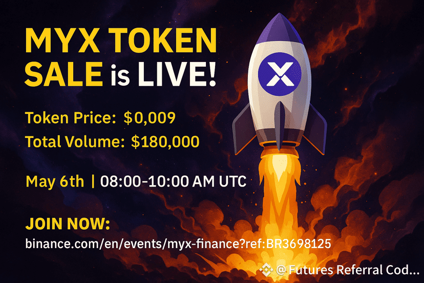MYX Token Sale on Binance Wallet! 👀 #BinanceAlphaAlert | Futures Referral Code BR3698125 on ...