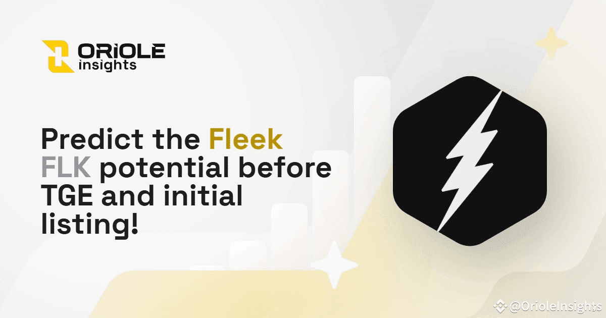 ⚡️#Fleek #FLK will conduct its Public Token Sale The submis ...