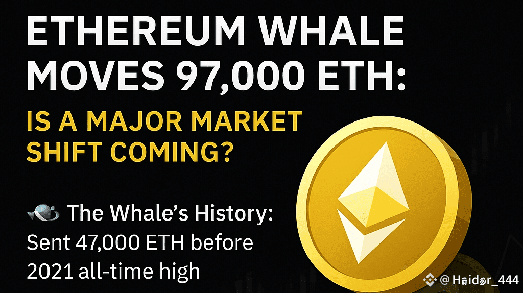 🐳 Ethereum Whale Just Moved 97,000 ETH — Is Something Big About to Drop ...