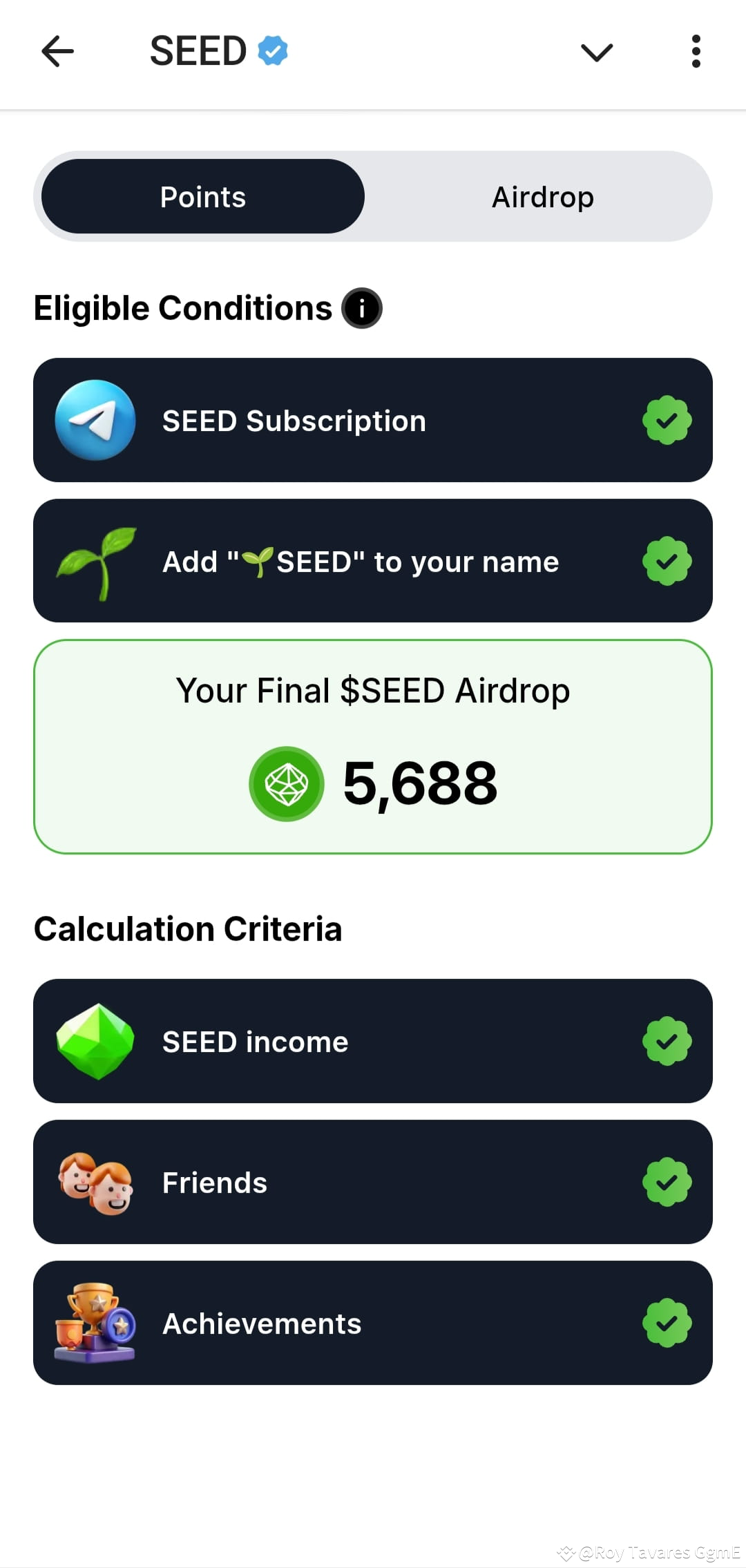 How many $SEED tokens do you have ? 1 $SEED = 1$ 💯%💪 (mi | Trade_Ninja ...
