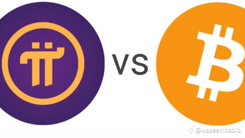 PI COIN VS BITCOIN | Insights by Habib Waseem on Binance Square