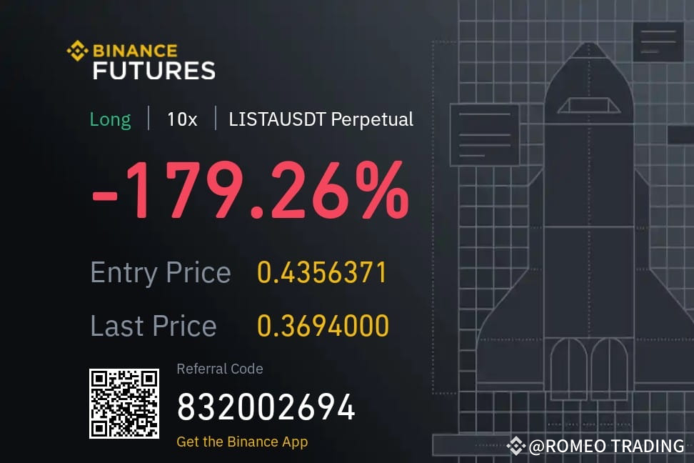 $LISTA 😡🤬 | ROMEO TRADING on Binance Square