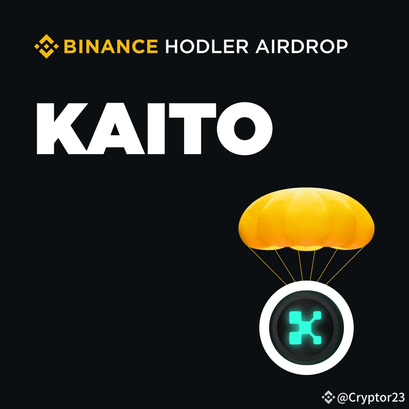 The KAITO token is undergoing an airdrop for BNB holders who ...