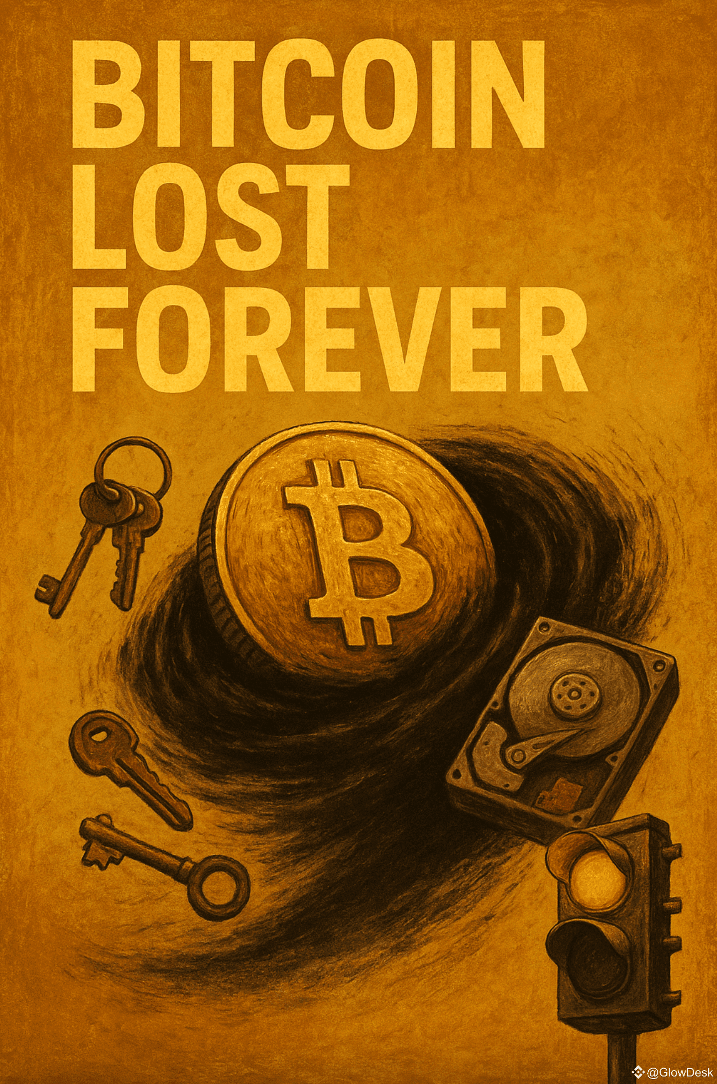🟡 Lost Forever: 3.7 million BTC will never be seen again D | GlowDesk ...