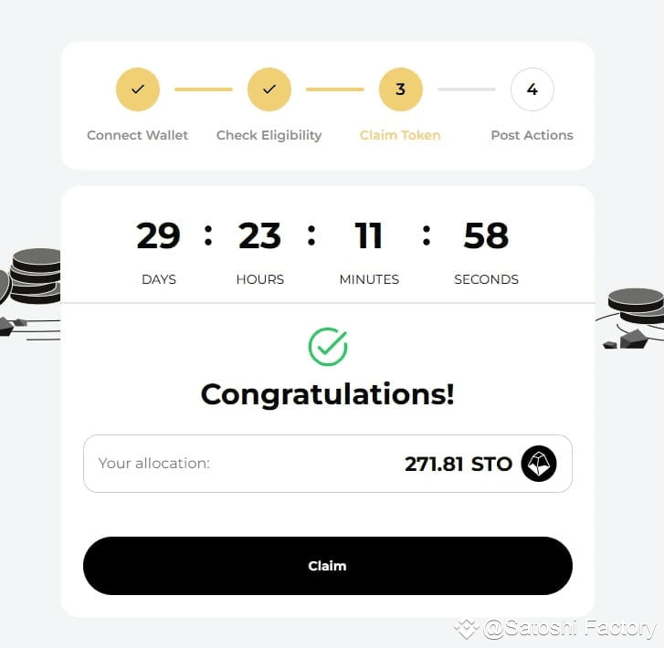 🚀 StakeStone airdrop received! 🎉 If you have ever interac | Satoshi ...