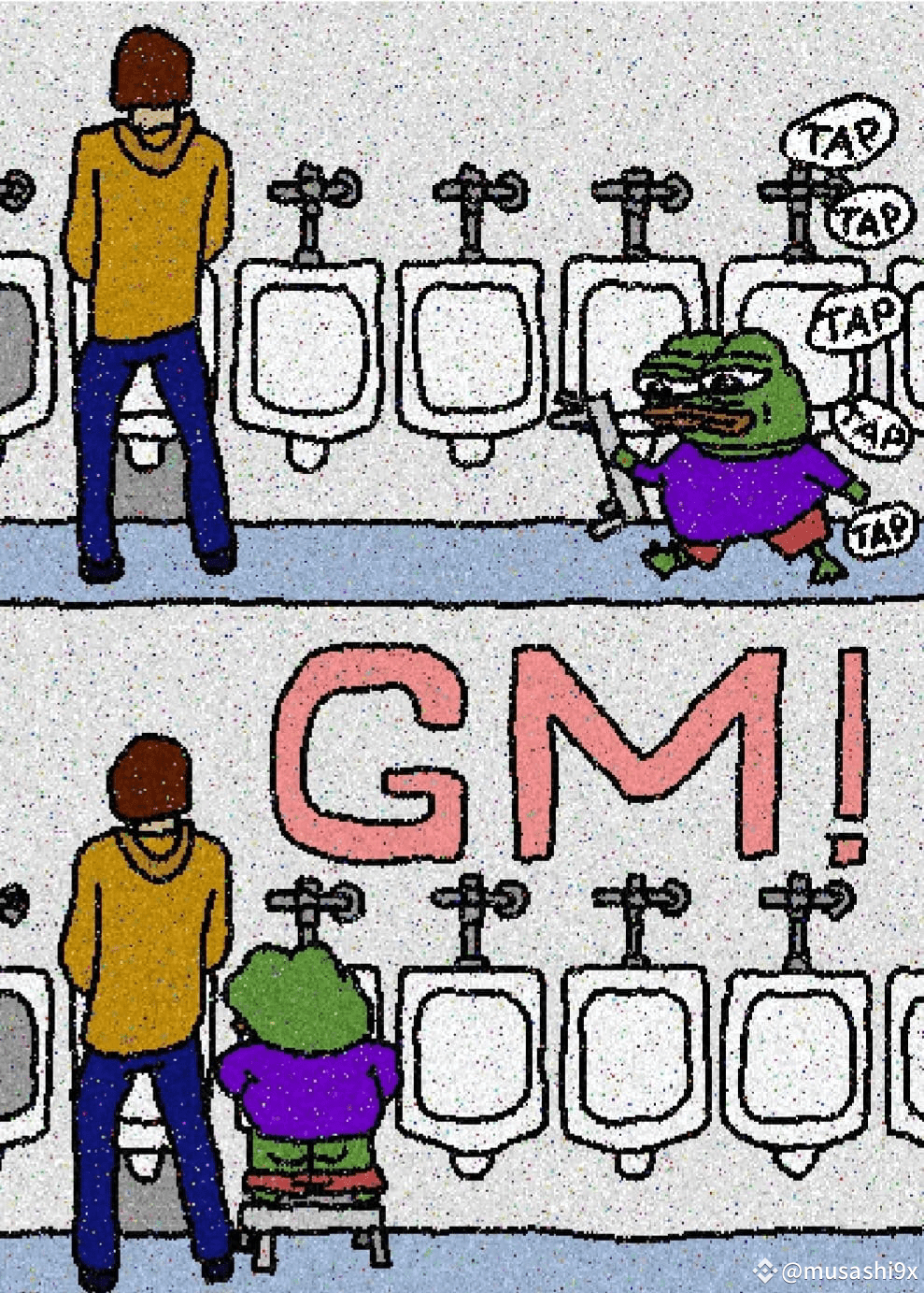 GM frens of $BOME ️🐸🫂 Day 55 of posting about $BOME until | musashi9x on Binance Square