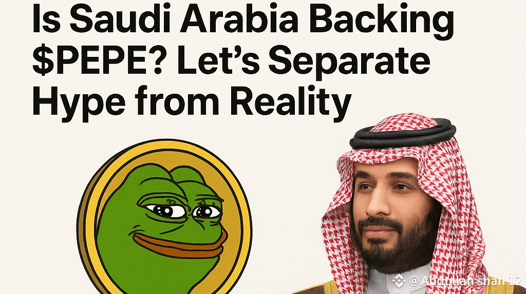 Is Saudi Arabia Backing $PEPE? Let’s Separate Hype from Reality ...