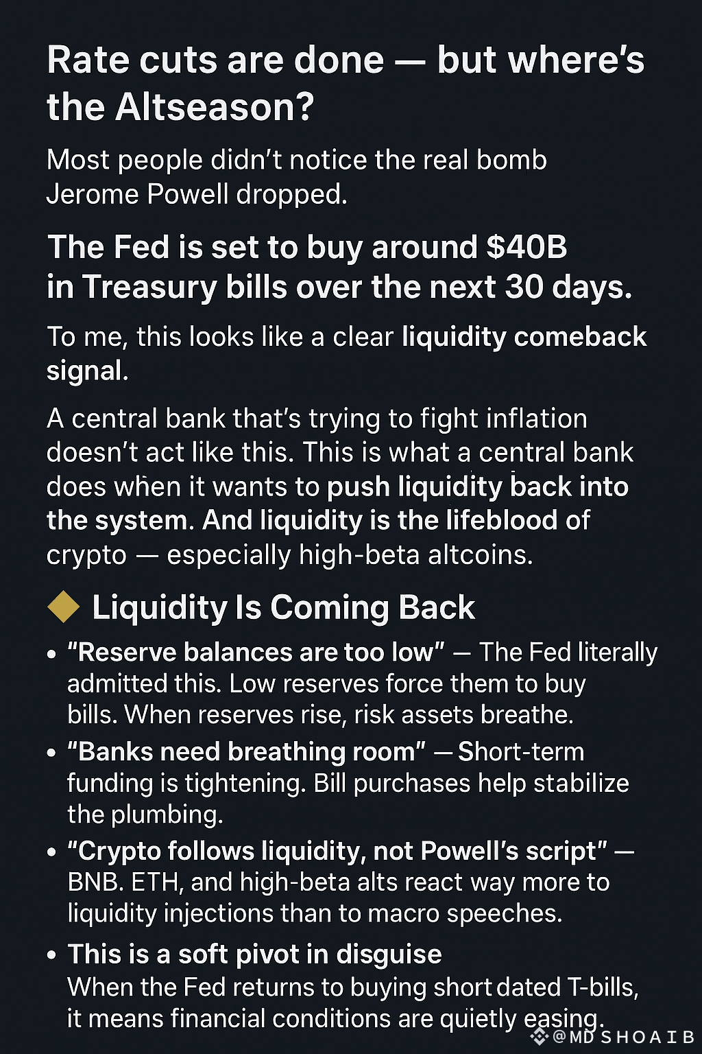 Most people didn’t notice the real bomb Jerome Powell | MD SHOAIB on ...