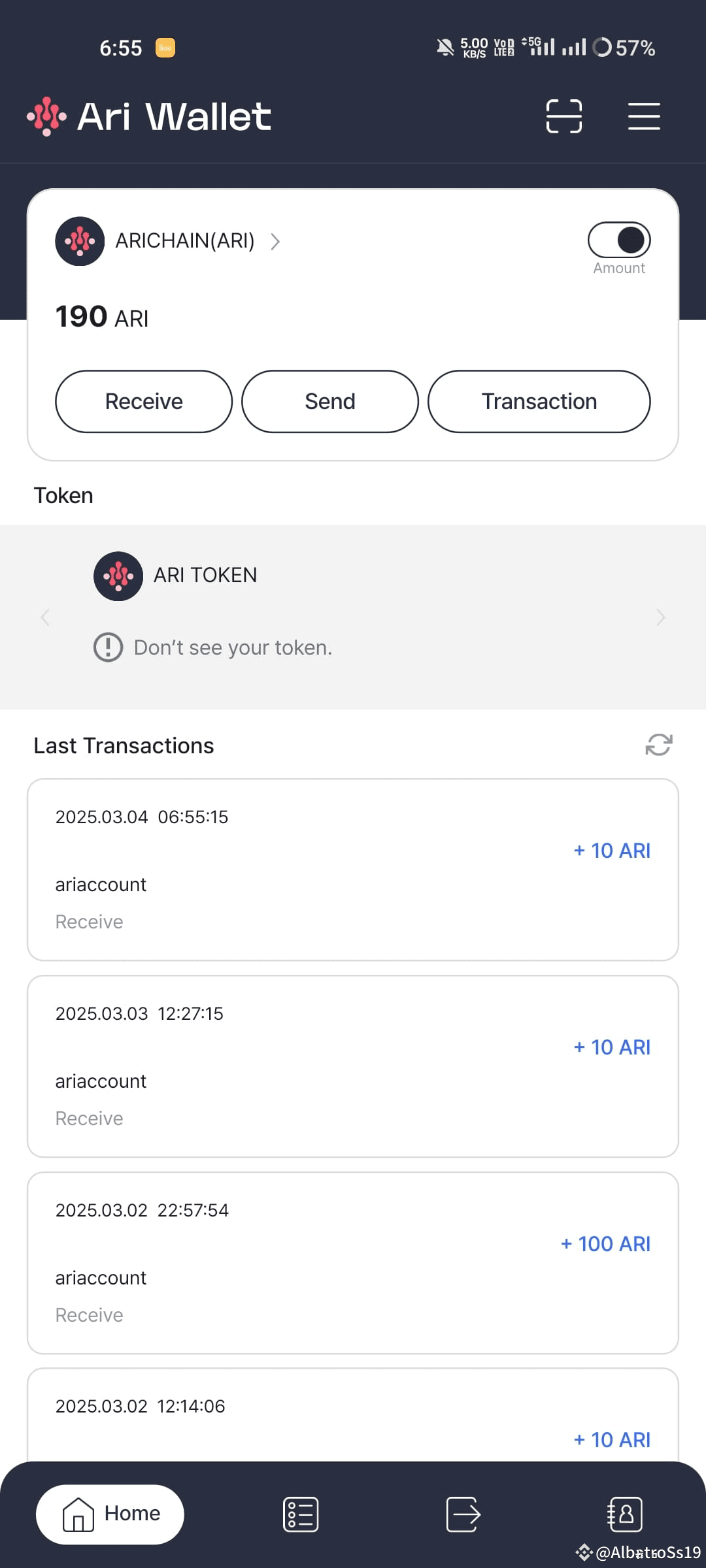 NEW free AIRDROP Download and Check in daily ARW8SWXuX5s85aJ ...