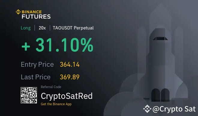 $TAO Target 1 ️ #cryptosat | Crypto Sat on Binance Square