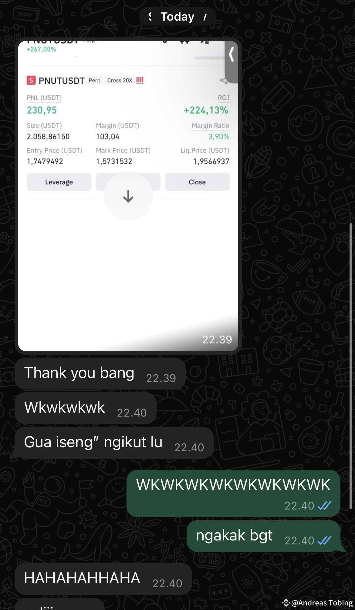 Tonight's story Do I need to tag the person? WKWKWKWKWKWK | Andreas ...