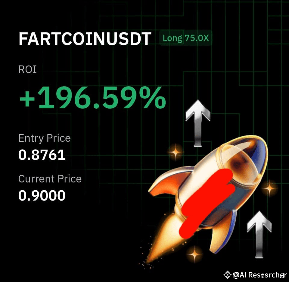 #Fartcoin Congratulations guys our first target will hit su | AI Researcher on Binance Square