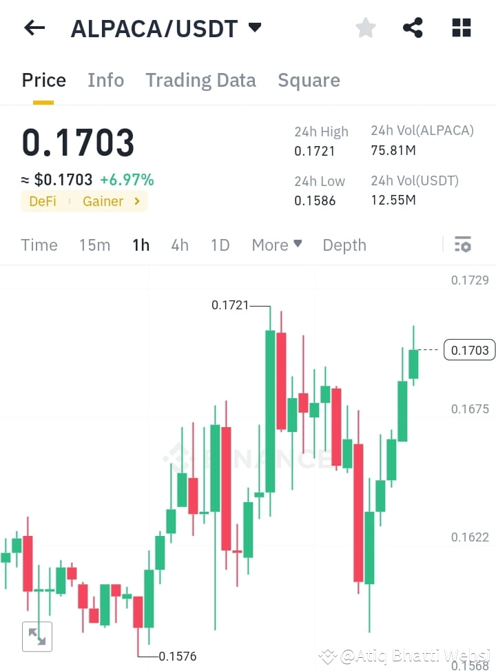 ALPACA/USDT has seen a notable increase of 6.97%, reaching $ | Atiq ...