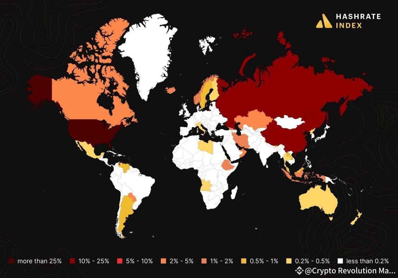 🥇 Map of global bitcoin mining computing hashrate ⚡️ | Crypto ...