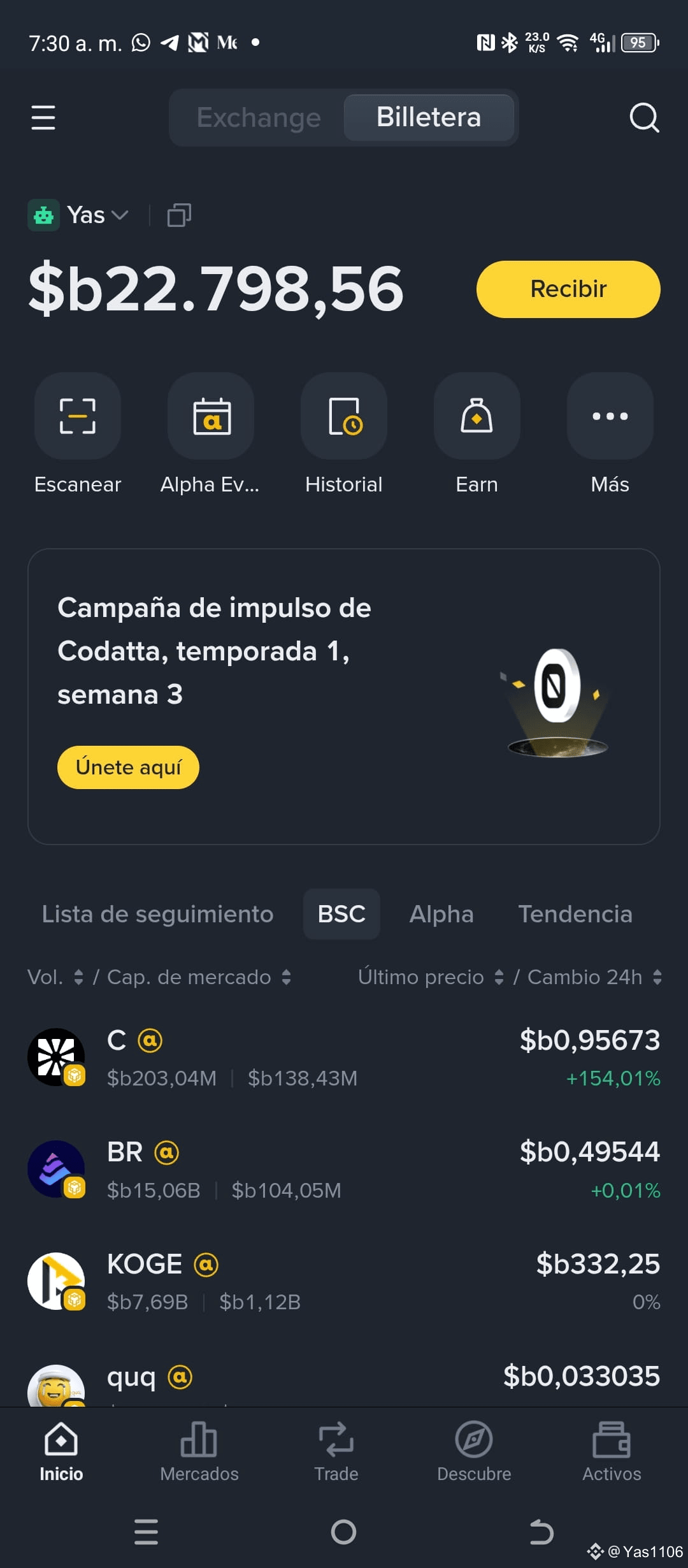 Alguien tiene idea de que Sta pasando con mi Wallet Web3, en | Yas1106 ...