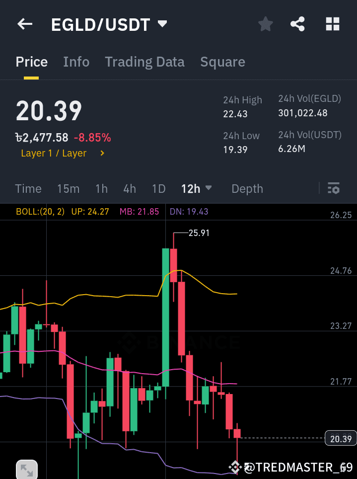 $EGLD 🚀 Big Pump Incoming! Buy EGLD NOW! 🚀 The market is | TREDMASTER_69 on Binance Square