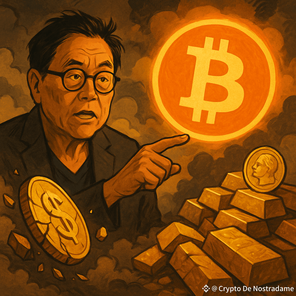 Is Gold Price Collapse Coming? Robert Kiyosaki Says Bitcoin! | Crypto De Nostradame on Binance ...