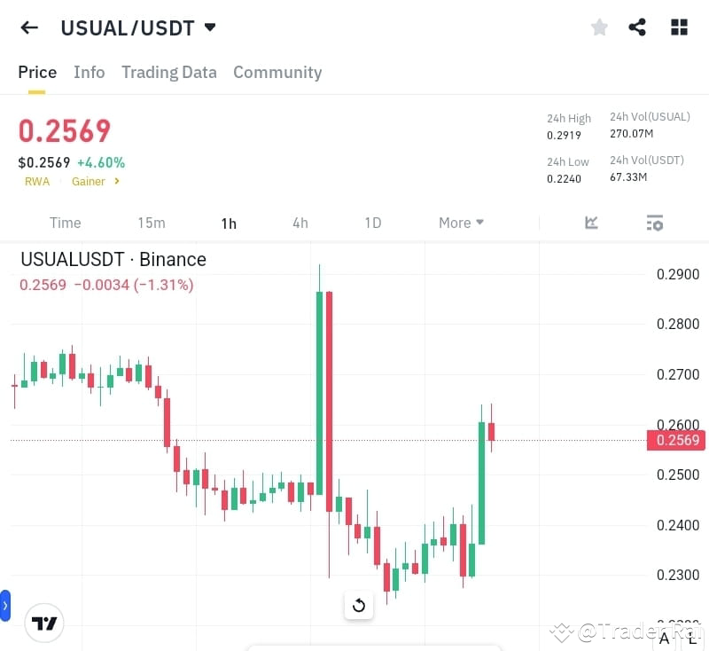 🚀 $USUAL Bounces Back! $USUAL/USDT Showing Strength! 🔥 | Trader Rai on Binance Square
