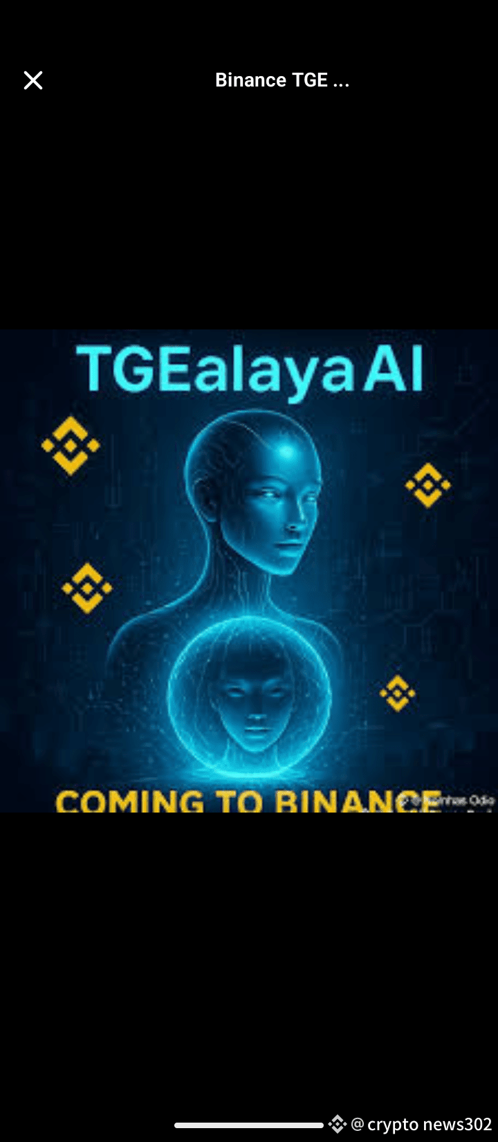 #BinanceTGEAlayaAI 🚀 Alaya AI (AGT) Token Generation Event | crypto news302 on Binance Square