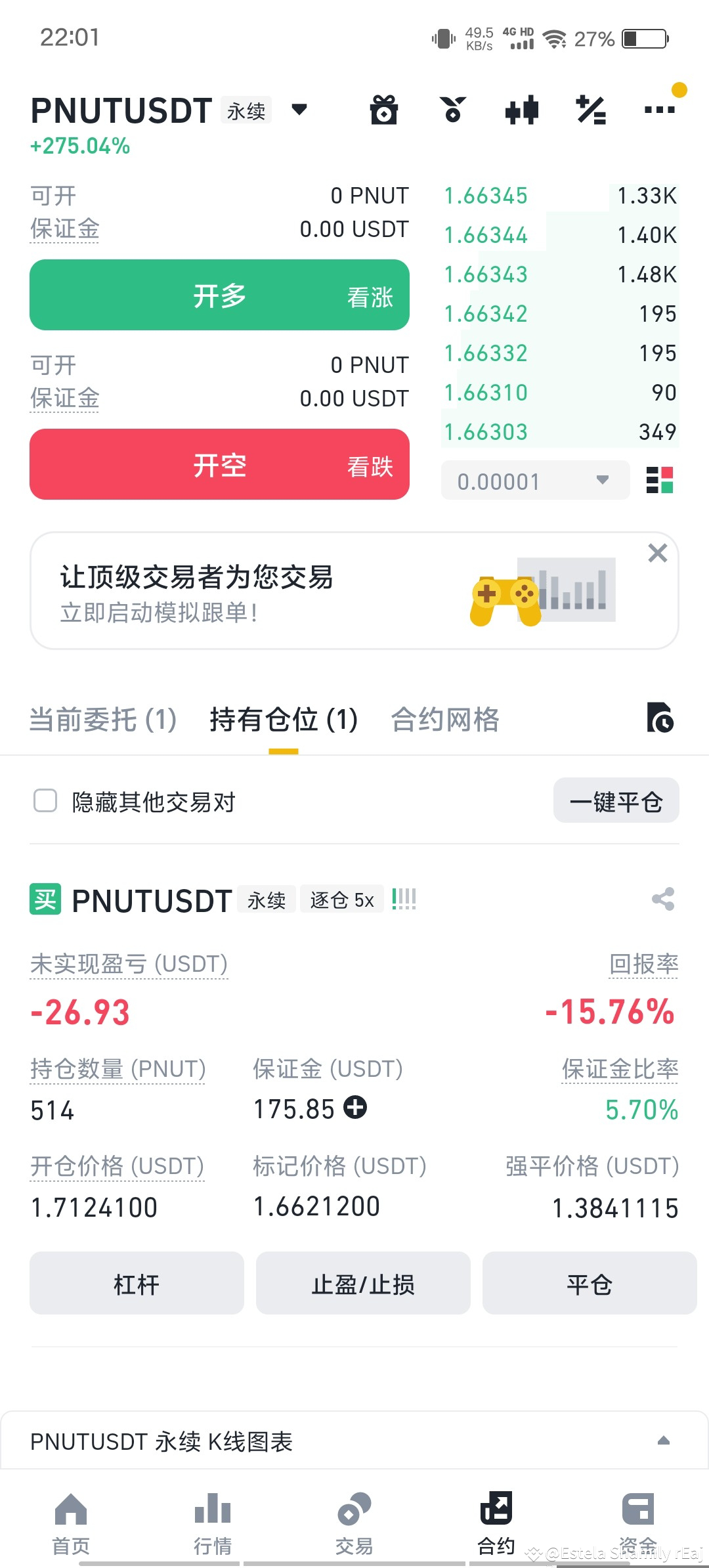 $PNUT It will rise tomorrow. If you are afraid, buy spot fir | Estela ...