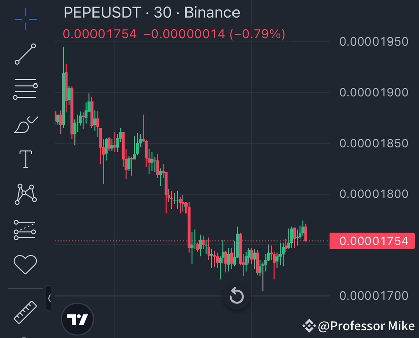 After a sharp dip, now bull run is confirmed! In $PEPE 🔥💯 | Professor Mike on Binance Square