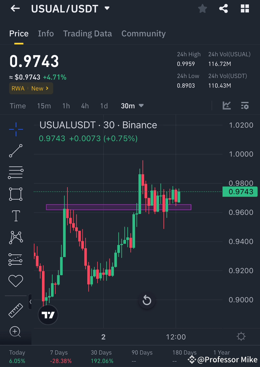 Bull Run Alert: $USUAL /USDT 🔥💯 The $USUAL /USDT pair is | Professor Mike on Binance Square