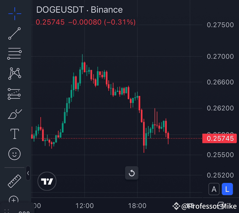 $DOGE /USDT – Short Trade Setup! 💯🔥 DOGE is showing weakn | Professor Mike on Binance Square