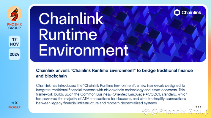 Chainlink unveils "Chainlink Runtime Environment" to bridge | Phoenix Group on Binance Square