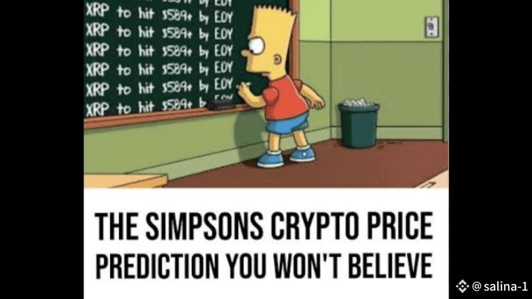 Did The Simpsons Really Predict XRP at $589? | salina-1 on Binance Square