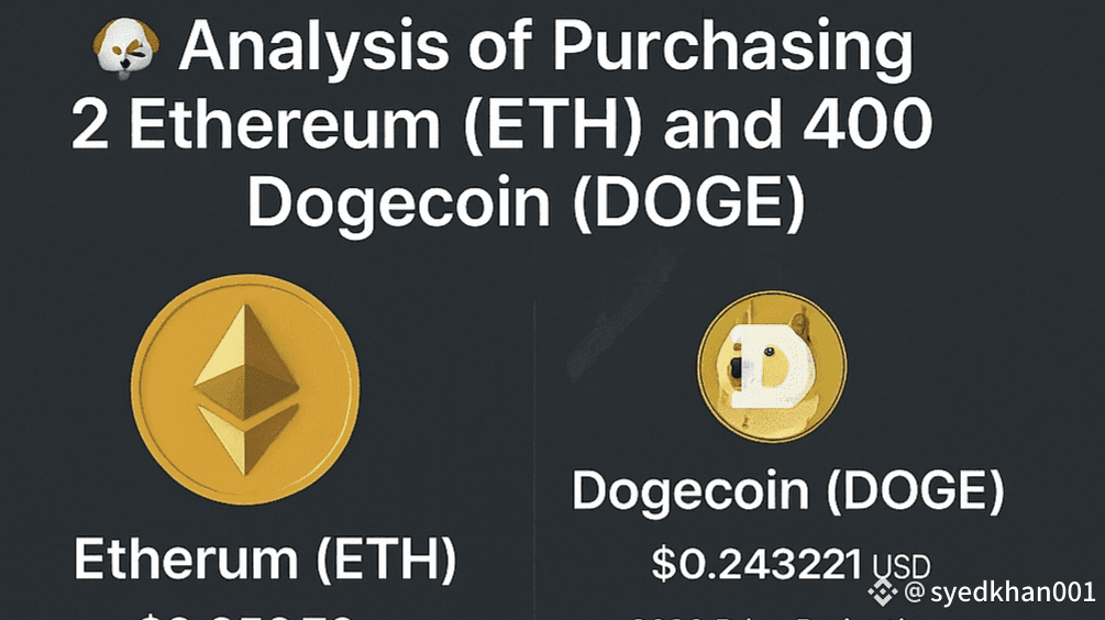 What If You Bought 2 ETH and 400 DOGE Today and Forgot About Them Until 2030? | syedkhan001 on ...